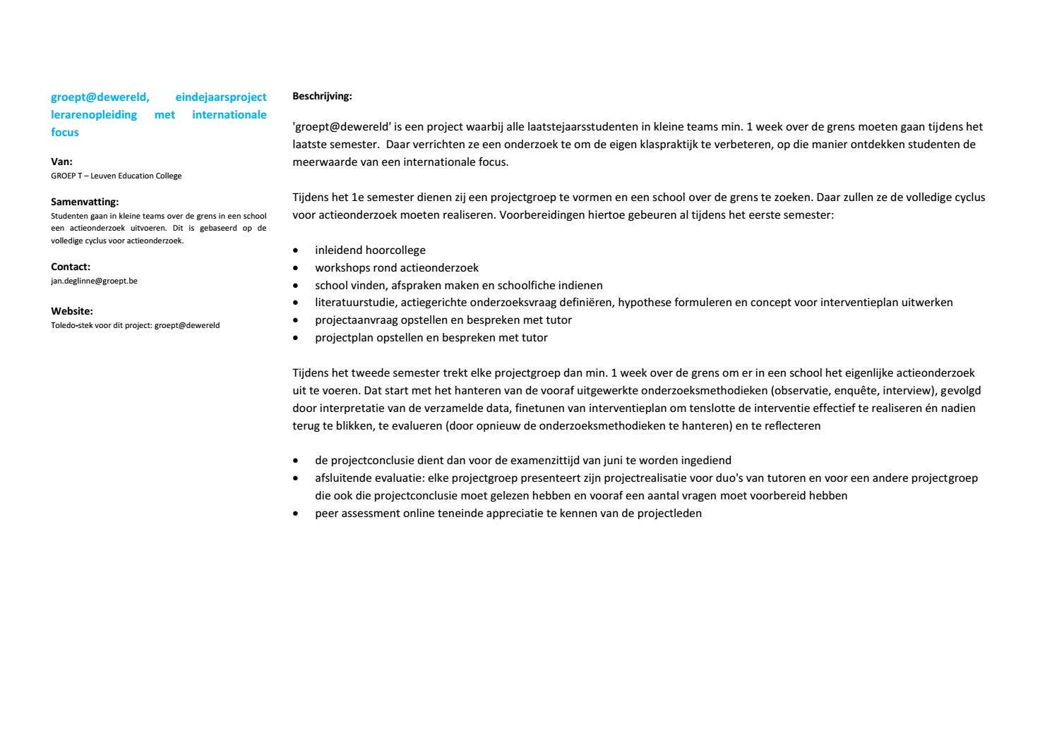 Inspiratiegids groeptdewereld by Departement Omgeving - Issuu