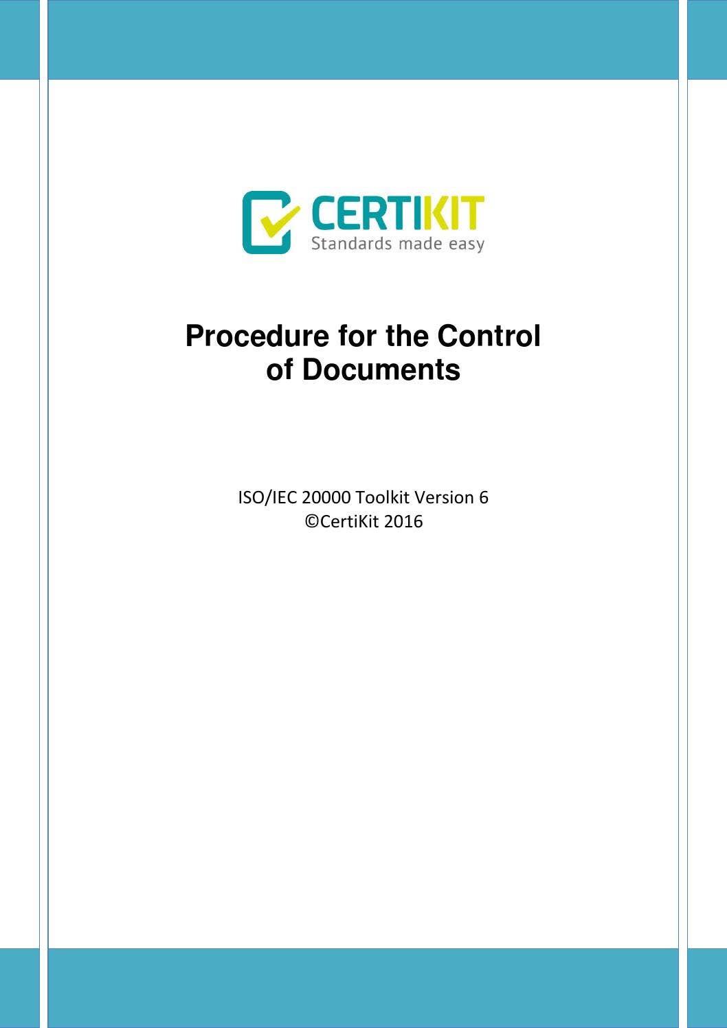 Sms doc 043 2 procedure for the control of documents by CertiKit ...
