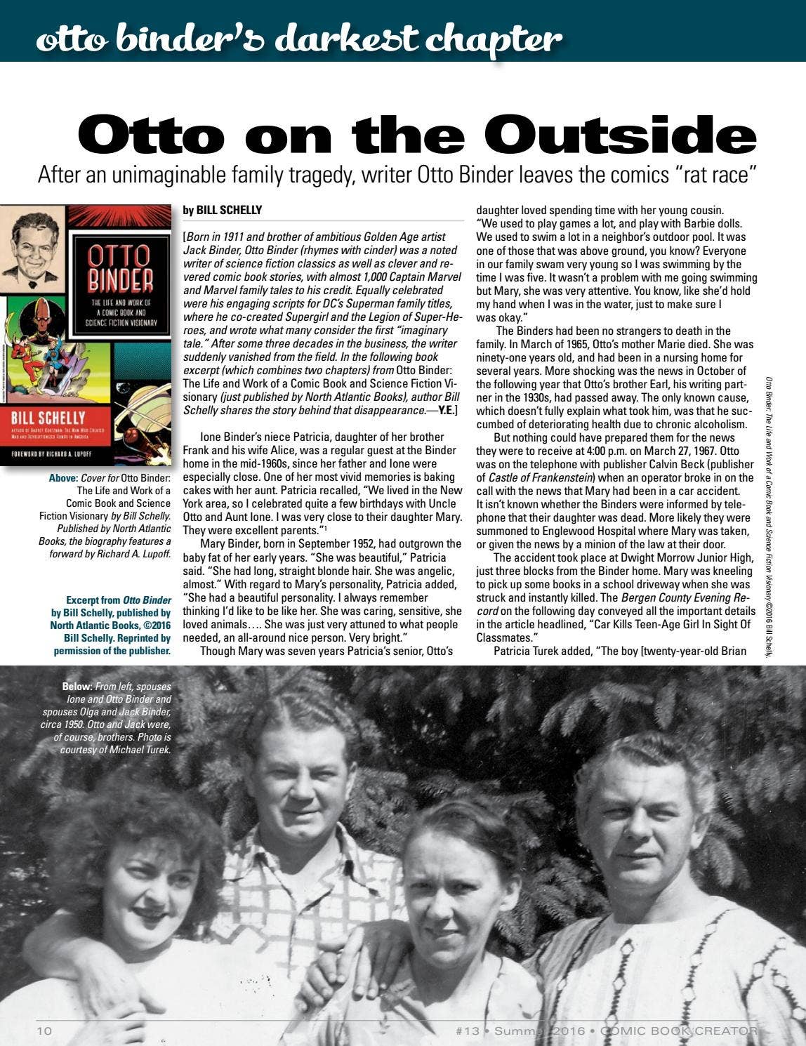 Comic Book Creator #13 Preview by TwoMorrows Publishing - Issuu