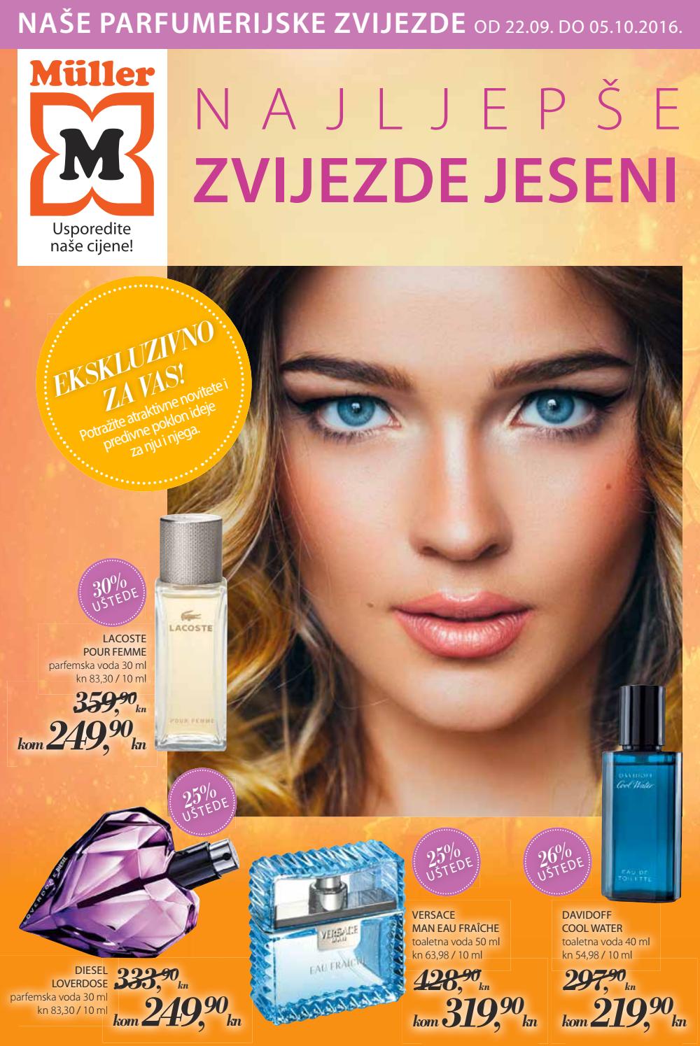 Muller katalog parfumerija od 22 09 05 10 2016 by Catalog.hr - Issuu