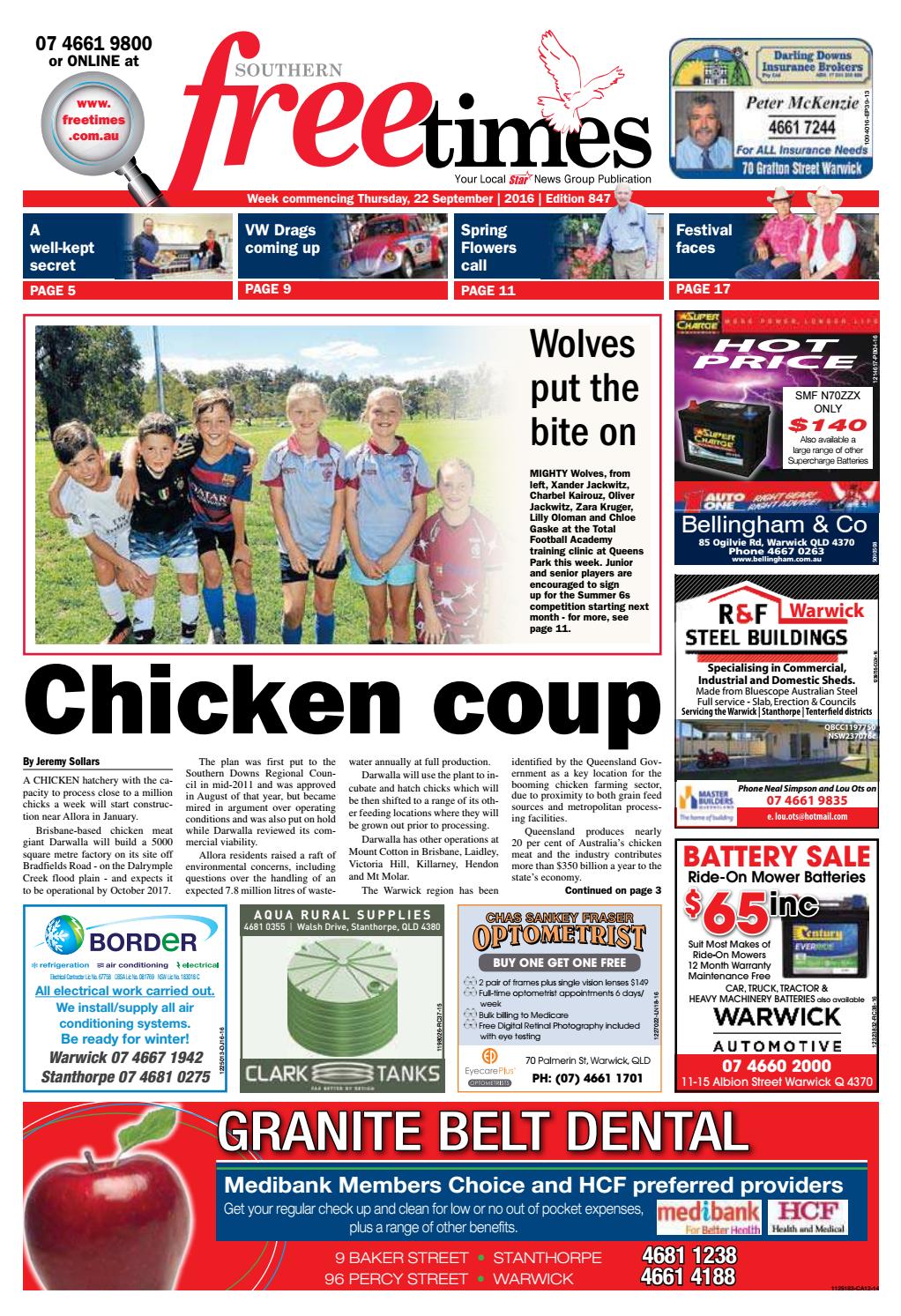 Southern Free Times - 22nd September 2016 by Star News Group - Issuu