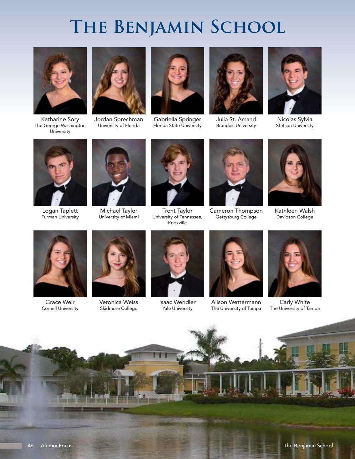 The Benjamin School Buccaneer Magazine 2016 by TheBenjaminSchool - Issuu