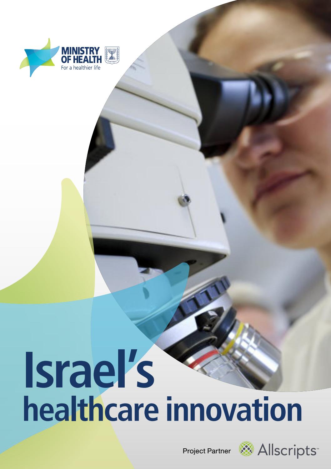 Ministry Of Health Israel - Brochure 2016 by Business Chief Middle East ...