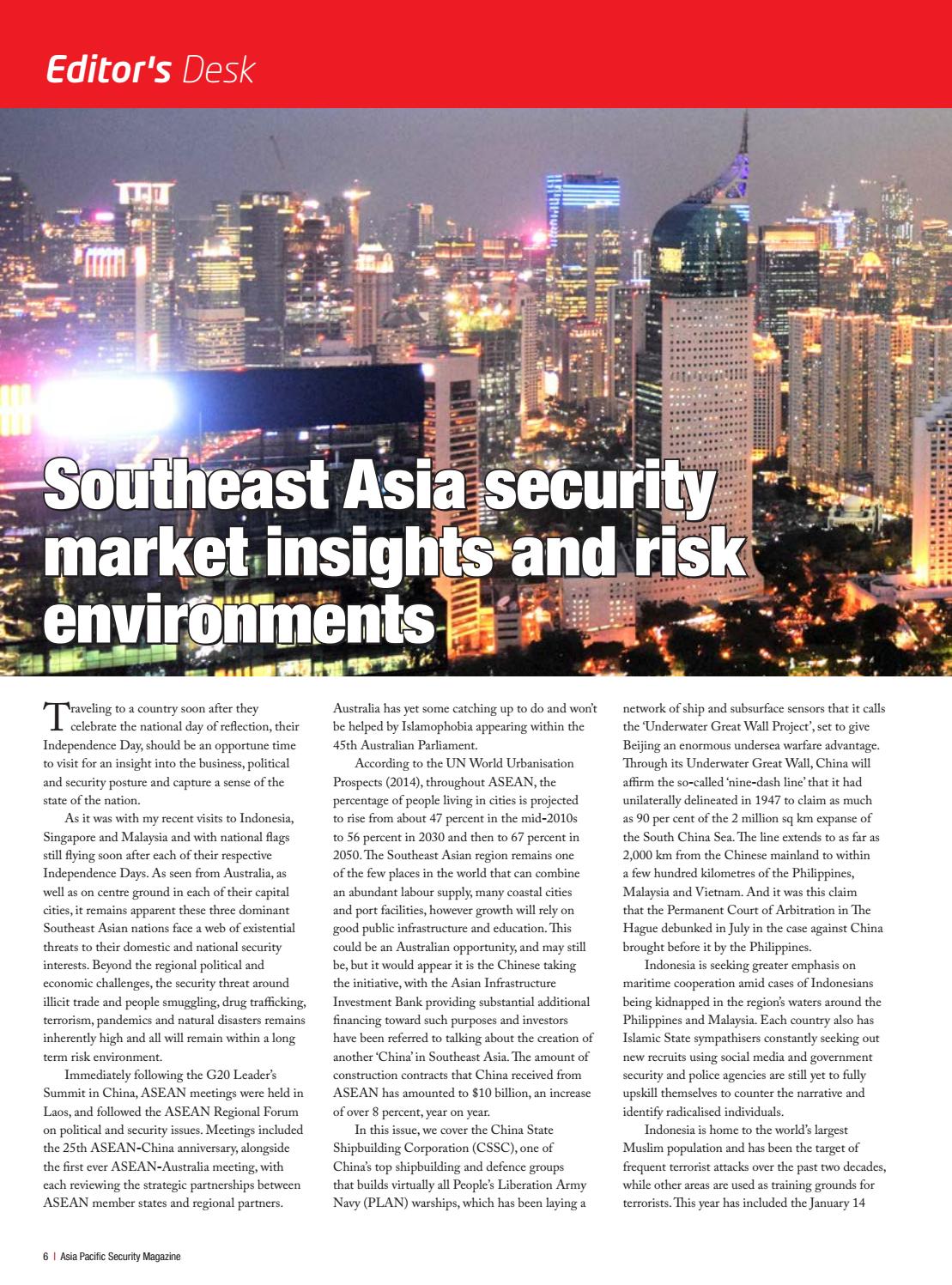 Asia Pacific Security Magazine, Sept/Oct 2016 by MySecurity Marketplace ...