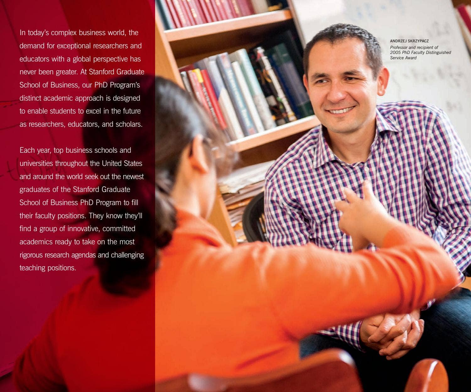 Stanford GSB PhD Program Brochure by Stanford Graduate School of ...