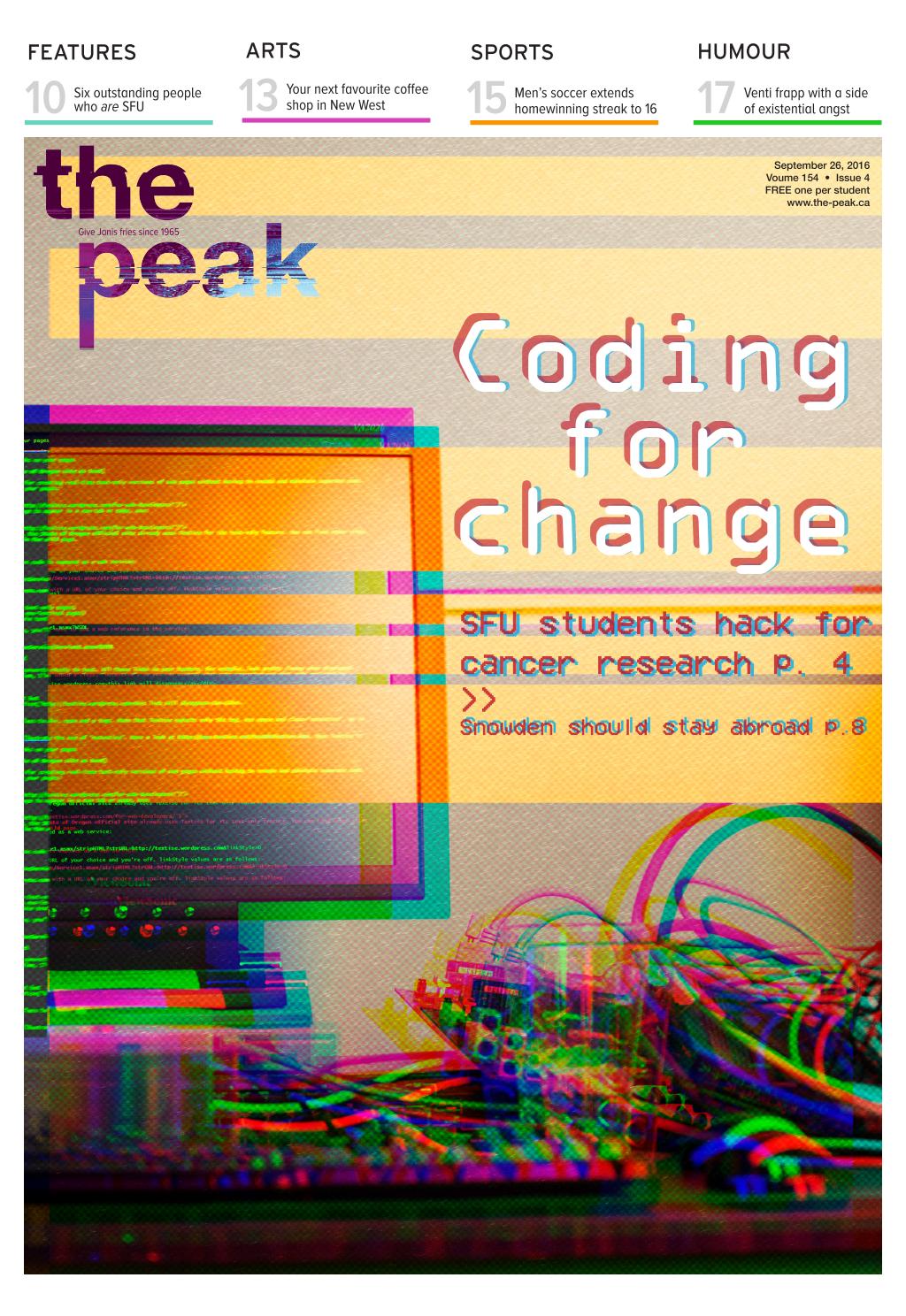 Coding for change by The Peak - Issuu