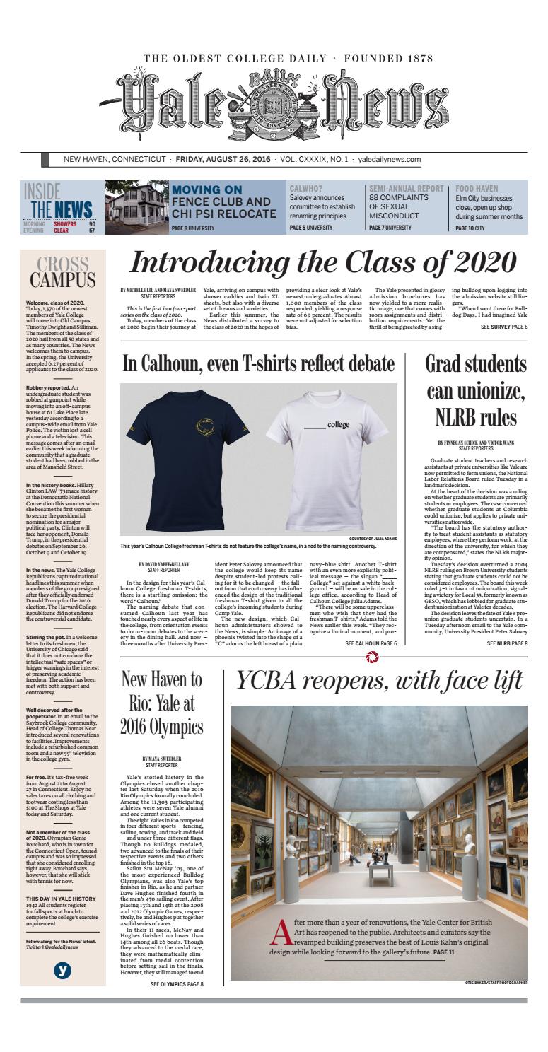 Today's Paper by Yale Daily News - Issuu