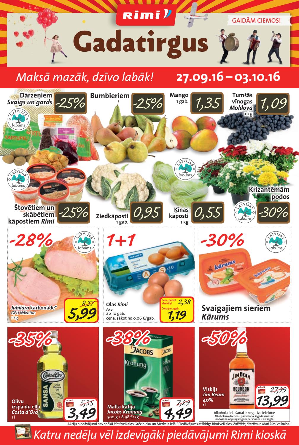 Rimi 27.09.-03.10.2016 by Rimi - Issuu