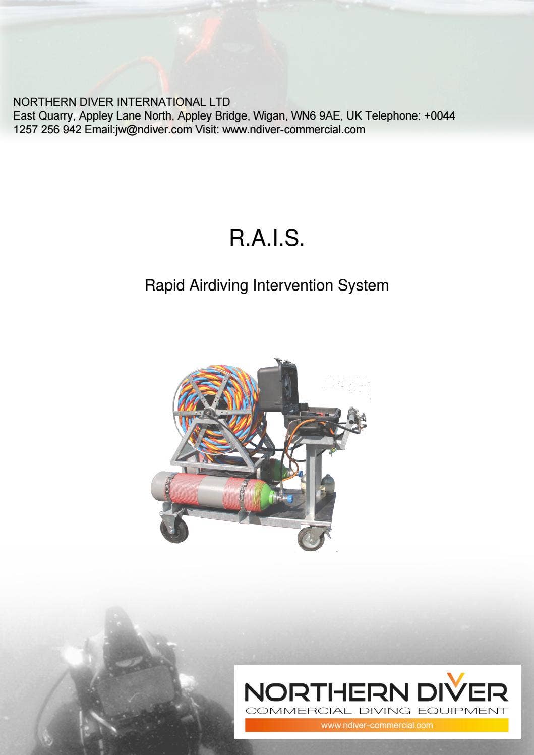 Northern Diver R.A.I.S. (Rapid Airdiving Intervention System) Spec by ...