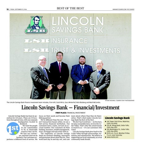 Lincoln Savings Bank Reinbeck Iowa