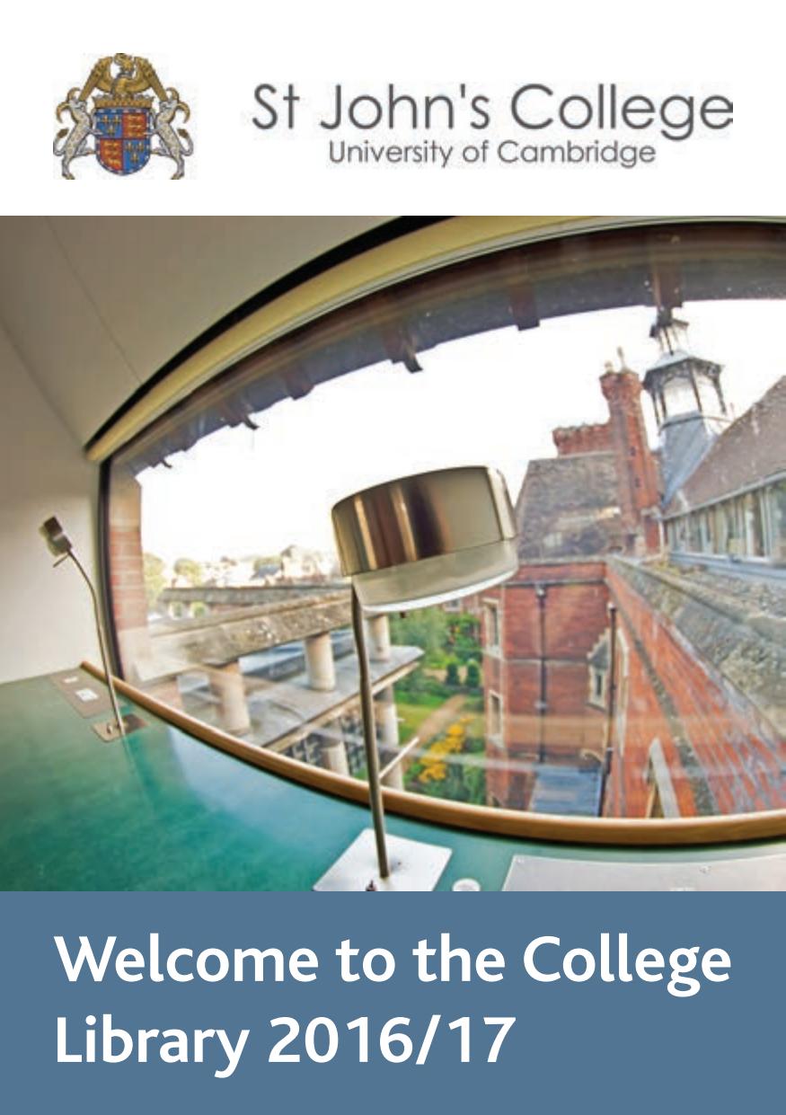 Key Information Guide by St John's College, Cambridge - Issuu