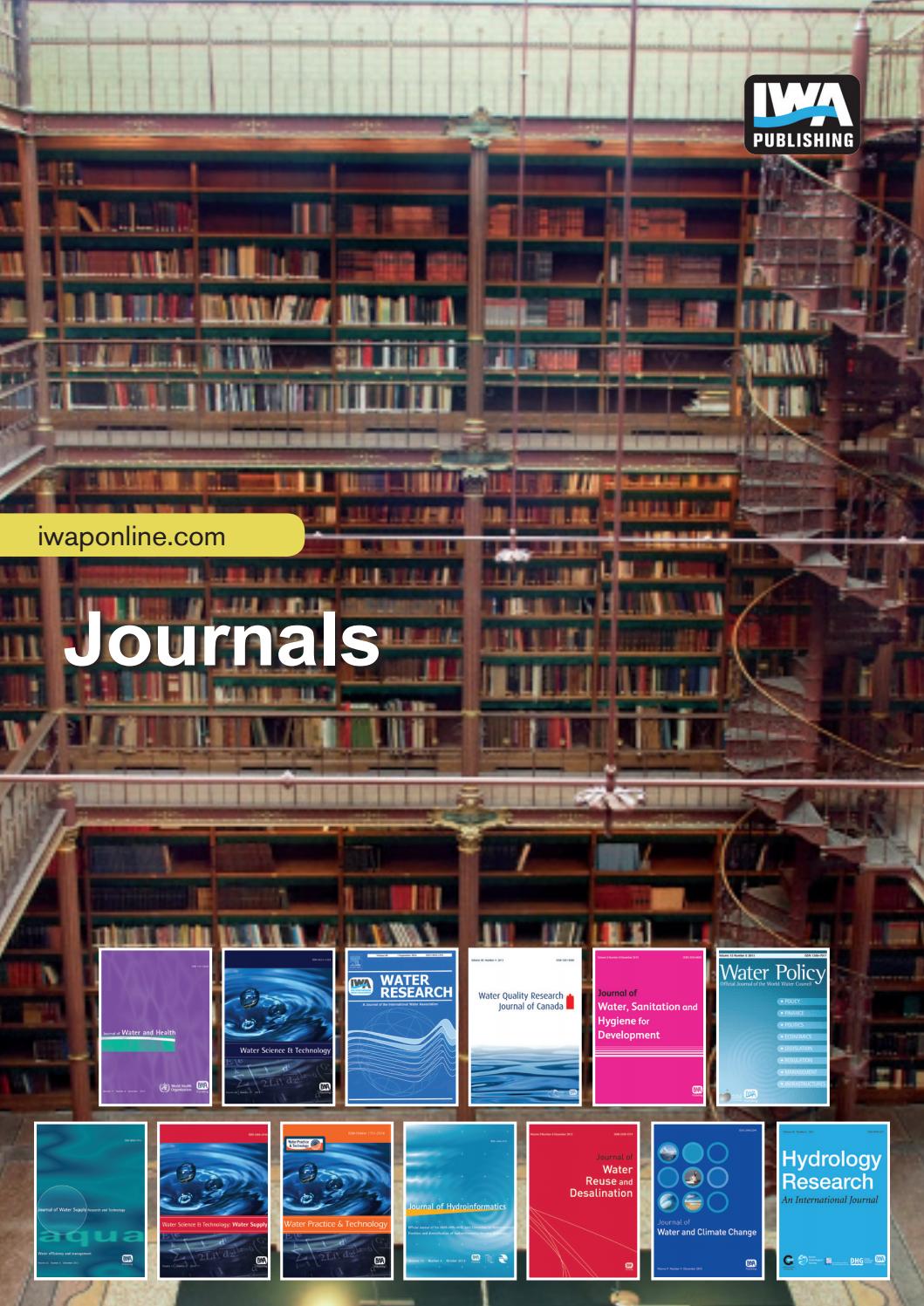 IWAP Journals by IWA Publishing - Issuu