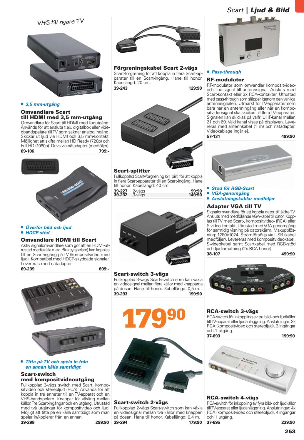 Kjell & Company Katalog 44 Sverige - Kapitel 3: Ljud och bild by Kjell ...