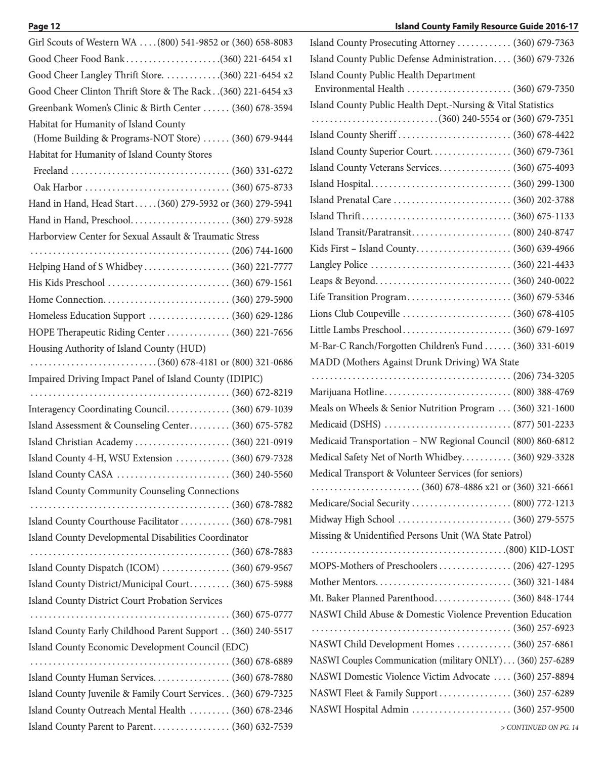 Family Resource Guide - United Way Family Resource Guide 2016-17 by ...