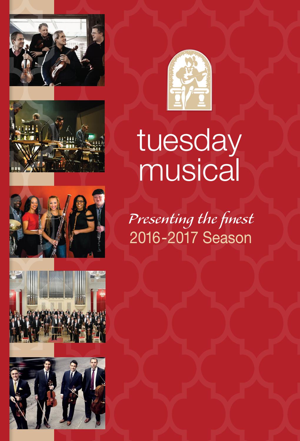 Tuesday Musical September 27 Concert by Live Publishing - Issuu