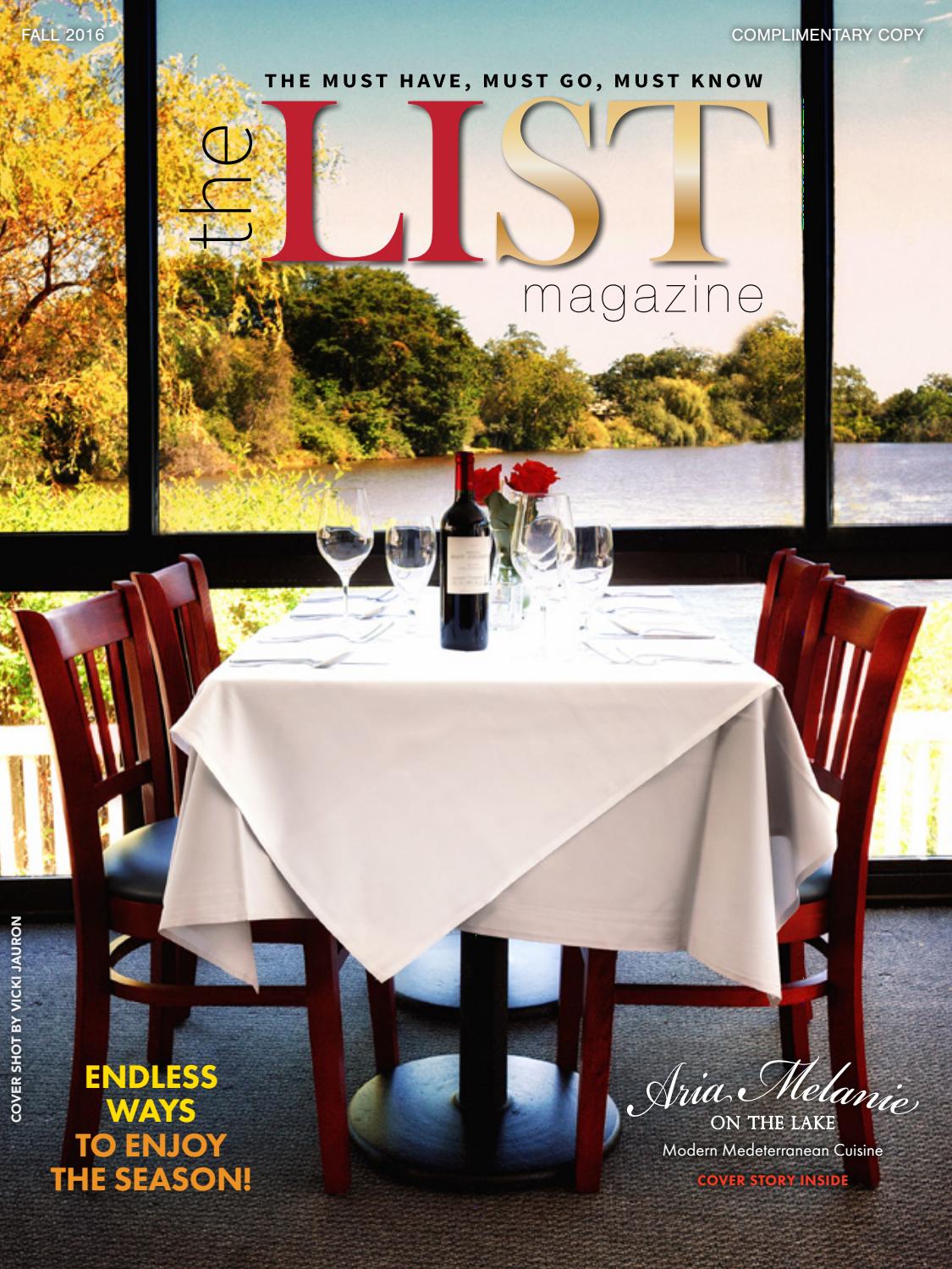 The List Magazine Fall 2016 (Issue 22) by The List Magazine - Issuu