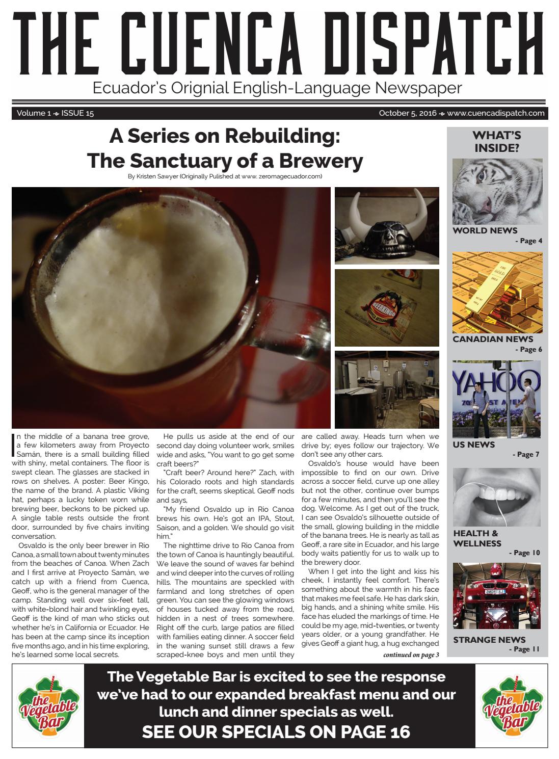 The Cuenca Dispatch - Issue 14 by Asheboro Magazine - Issuu