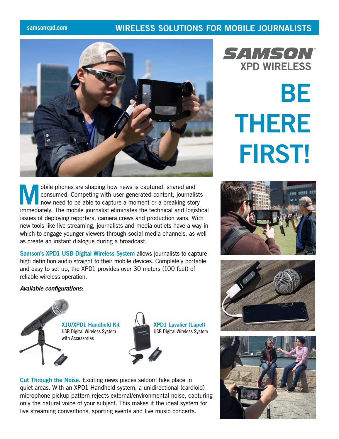Wireless Solutions For Mobile Journalists by Samson Technologies - Issuu