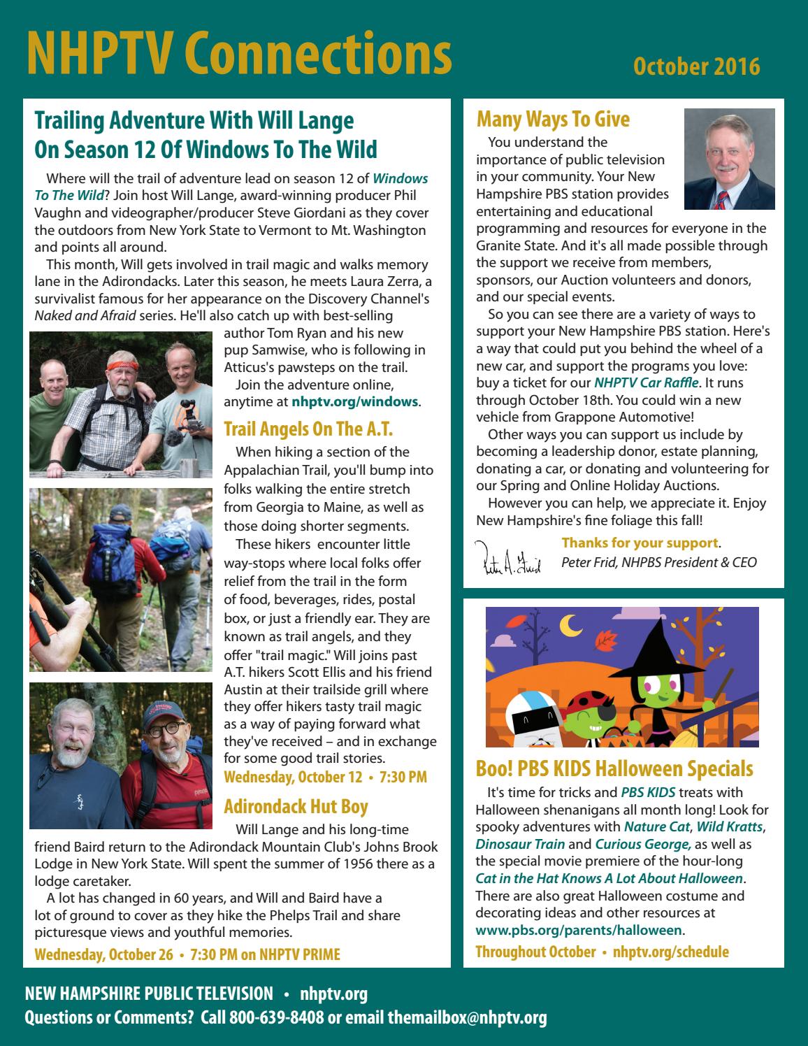 NHPTV Connections October 2016 by New Hampshire PBS - Issuu