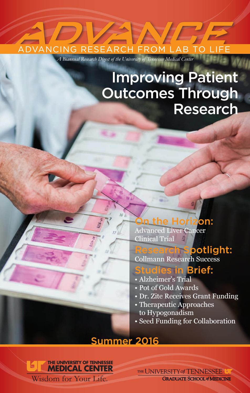 Advance Research Digest - Summer 2016 by Univ. of TN Graduate School of ...