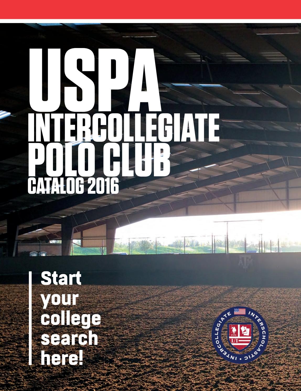 USPA Intercollegiate Polo Club Catalog 2016 by United States Polo ...