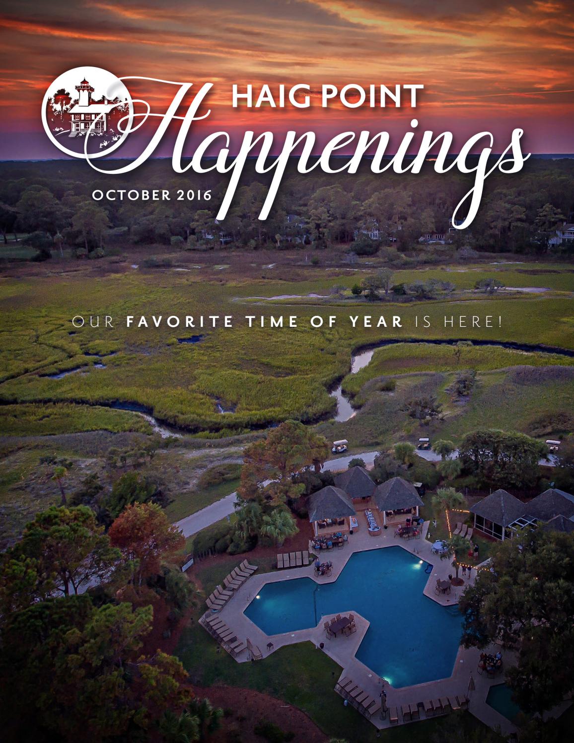 Haig Point Happenings | October 2016 by Haig Point Club and Community ...
