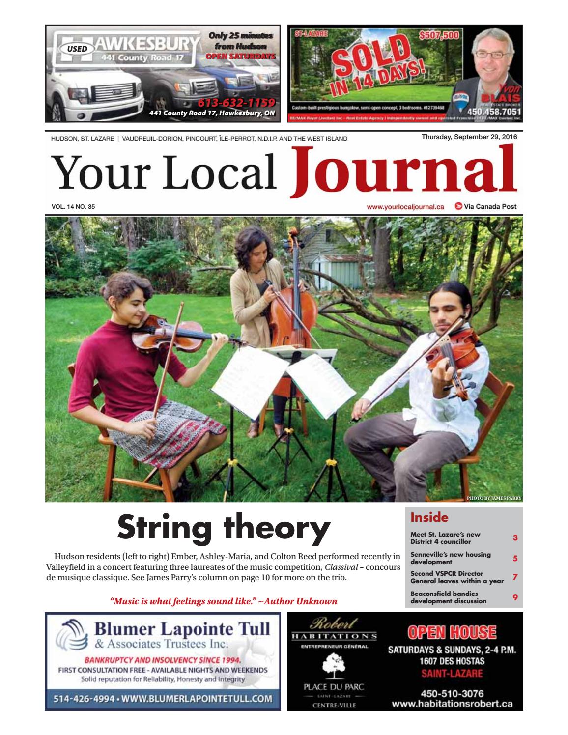 Your Local Journal - September 29, 2016 by Your Local Journal - Issuu