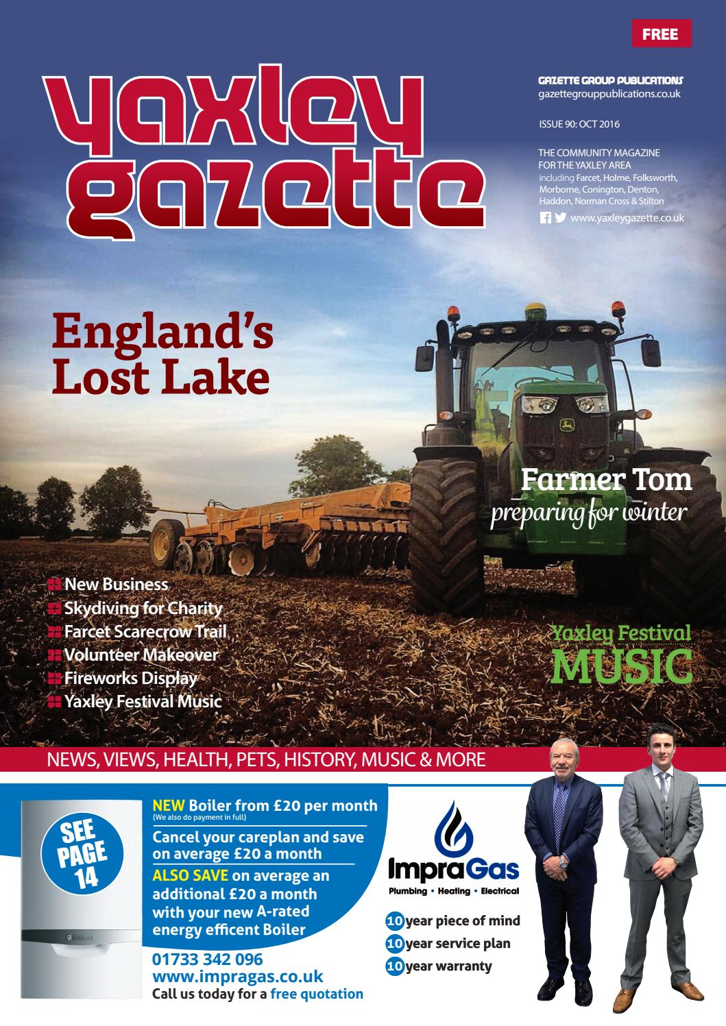 Yaxley Gazette October 2016 by Dimension6000 - Issuu