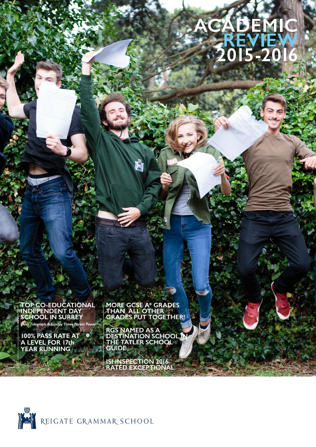 RGS Academic Review 2015-2016 by RGS - Issuu