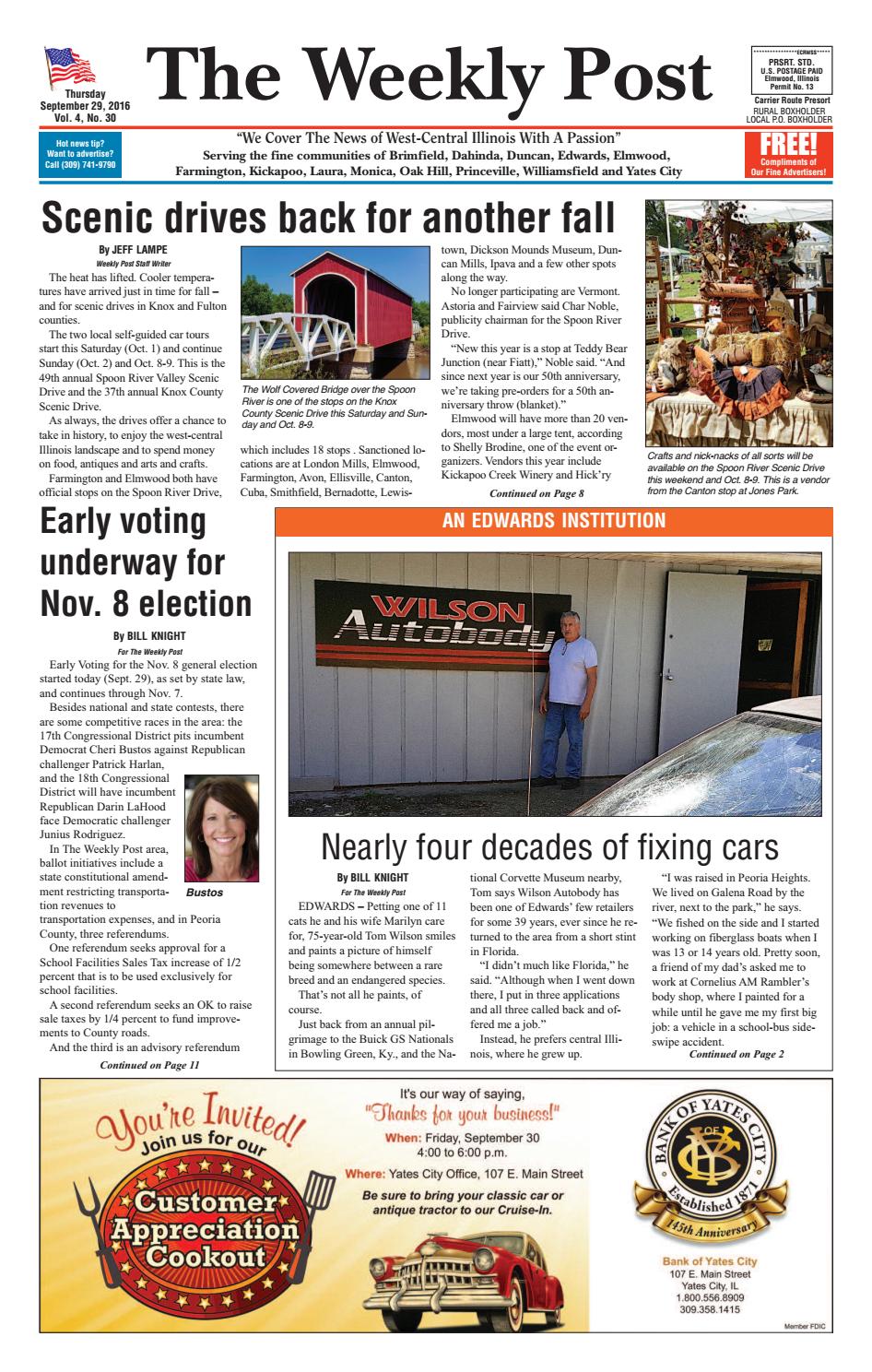 The Weekly Post 9/29/16 by The Weekly Post - Issuu