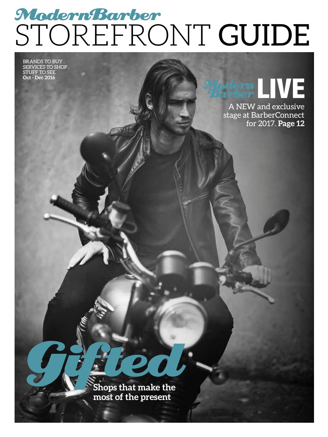 MB Storefront Guide Oct-Dec 2016 by Modern Barber Magazine - Issuu