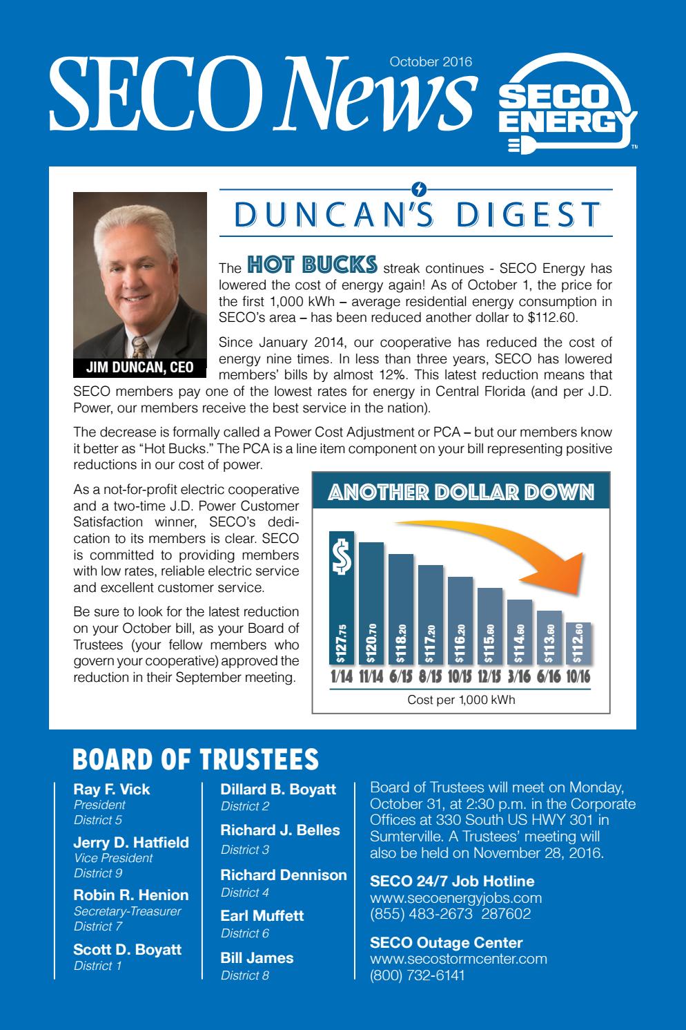 October 2016 SECO News by SECO Energy - Issuu