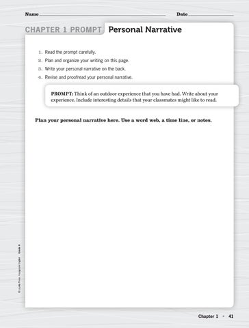 Voyages in English 2018, Assessment Book, Grade 6 by Loyola Press - Issuu