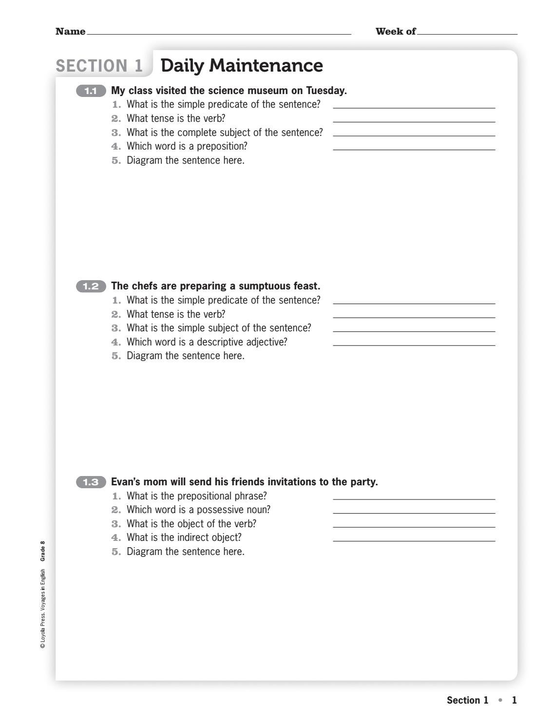 Voyages in English 2018, Practice Book, Grade 8 by Loyola Press - Issuu