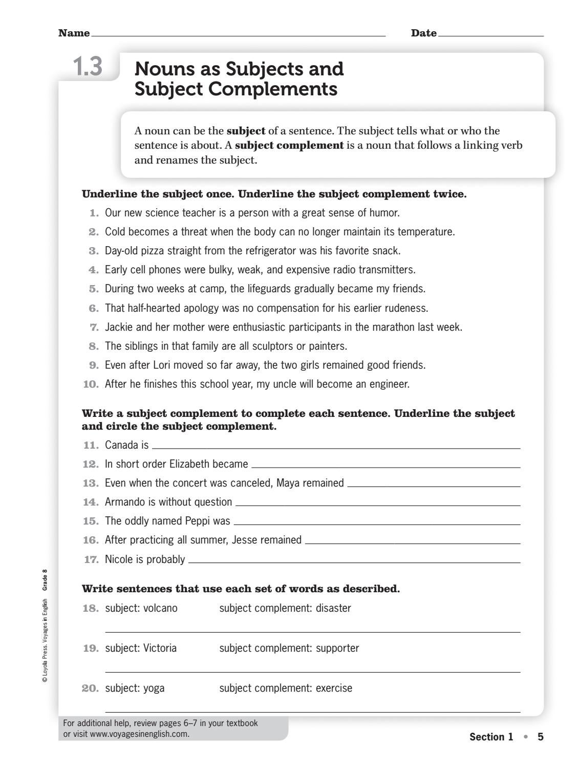 Voyages In English 2018 Practice Book Grade 8 By Loyola Press Issuu