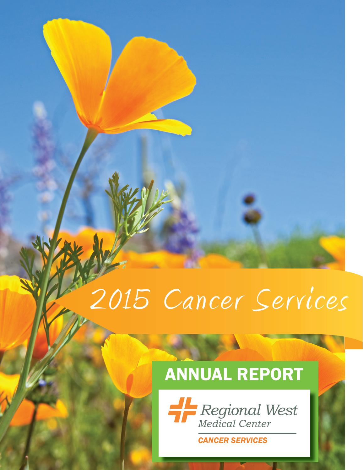 Cancer Services Annual Report 2015 by Regional West - Issuu