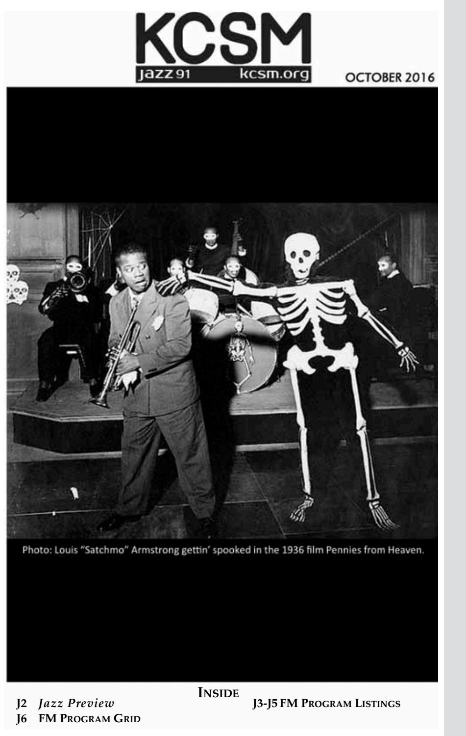 Oct2016 jazzpamphlet issuu by KCSM-FM Jazz 91 - Issuu