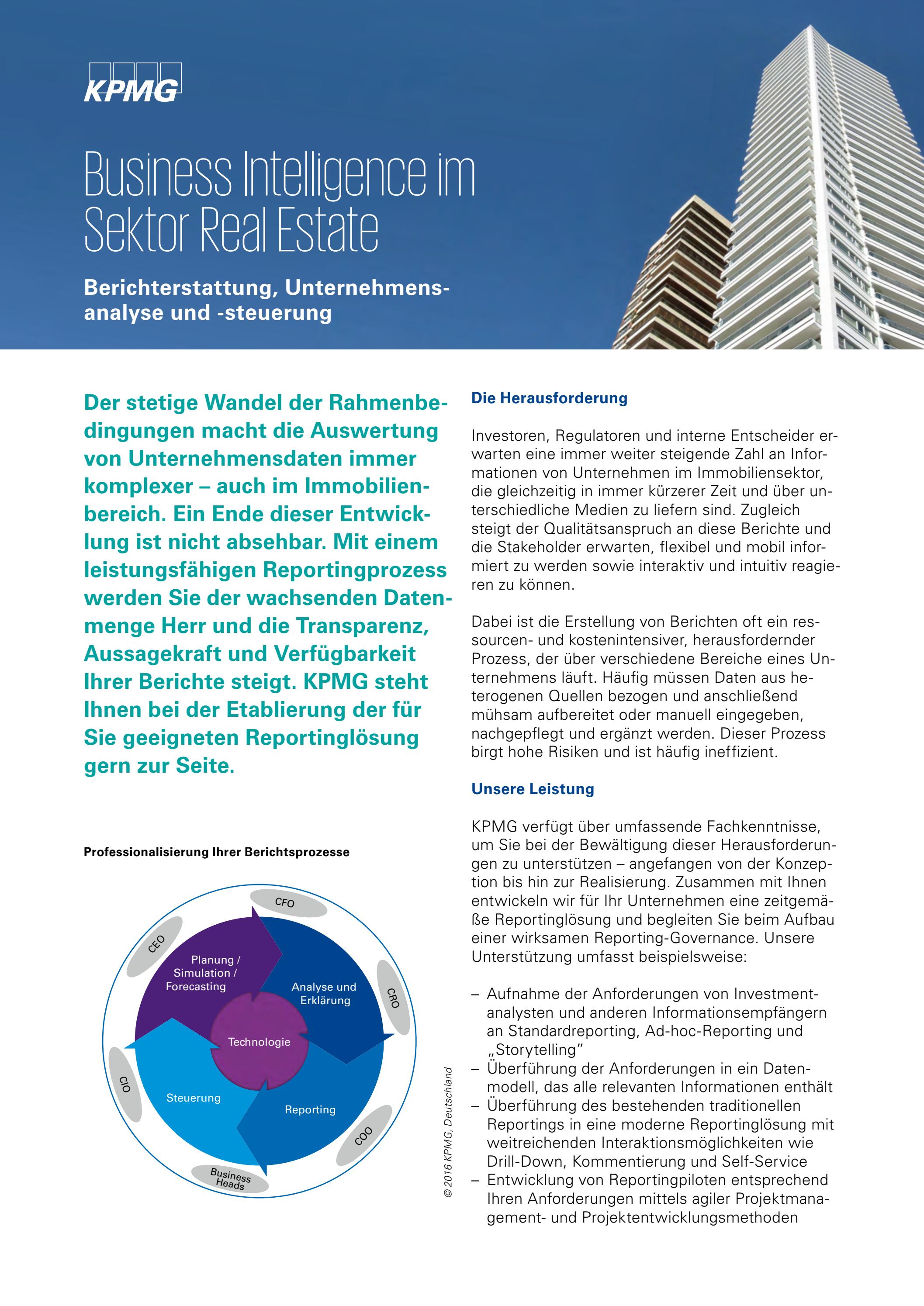 Business Intelligence im Sektor Real Estate by KPMG AG ...