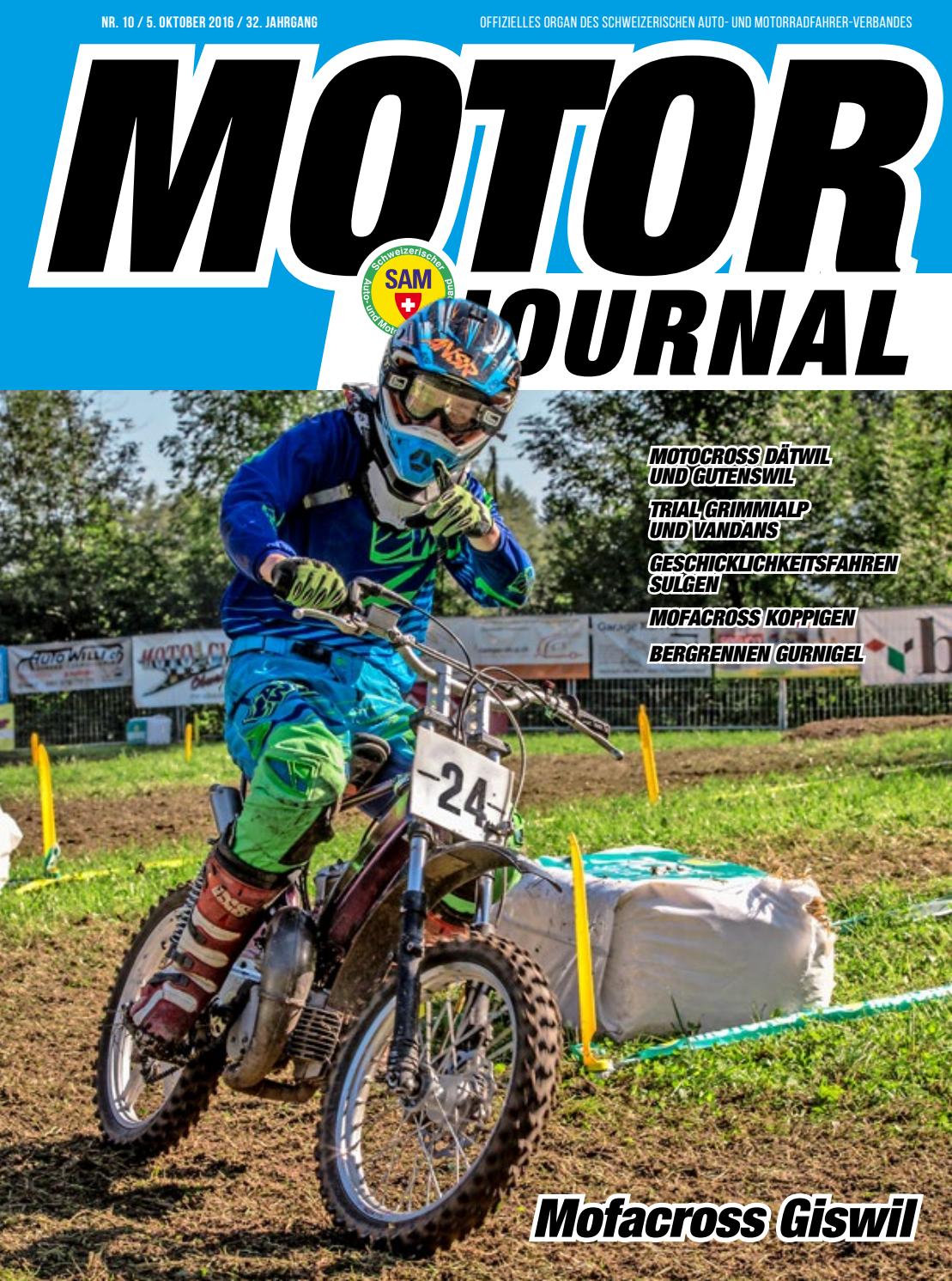 SAM MOTOR JOURNAL 2016/10 by SAM - Schweizerischer Auto- und ...