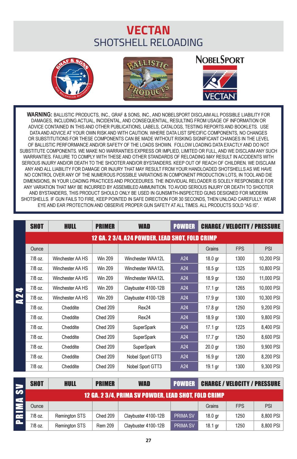 Vectan Reloading Data by Graf & Sons, Inc - Issuu