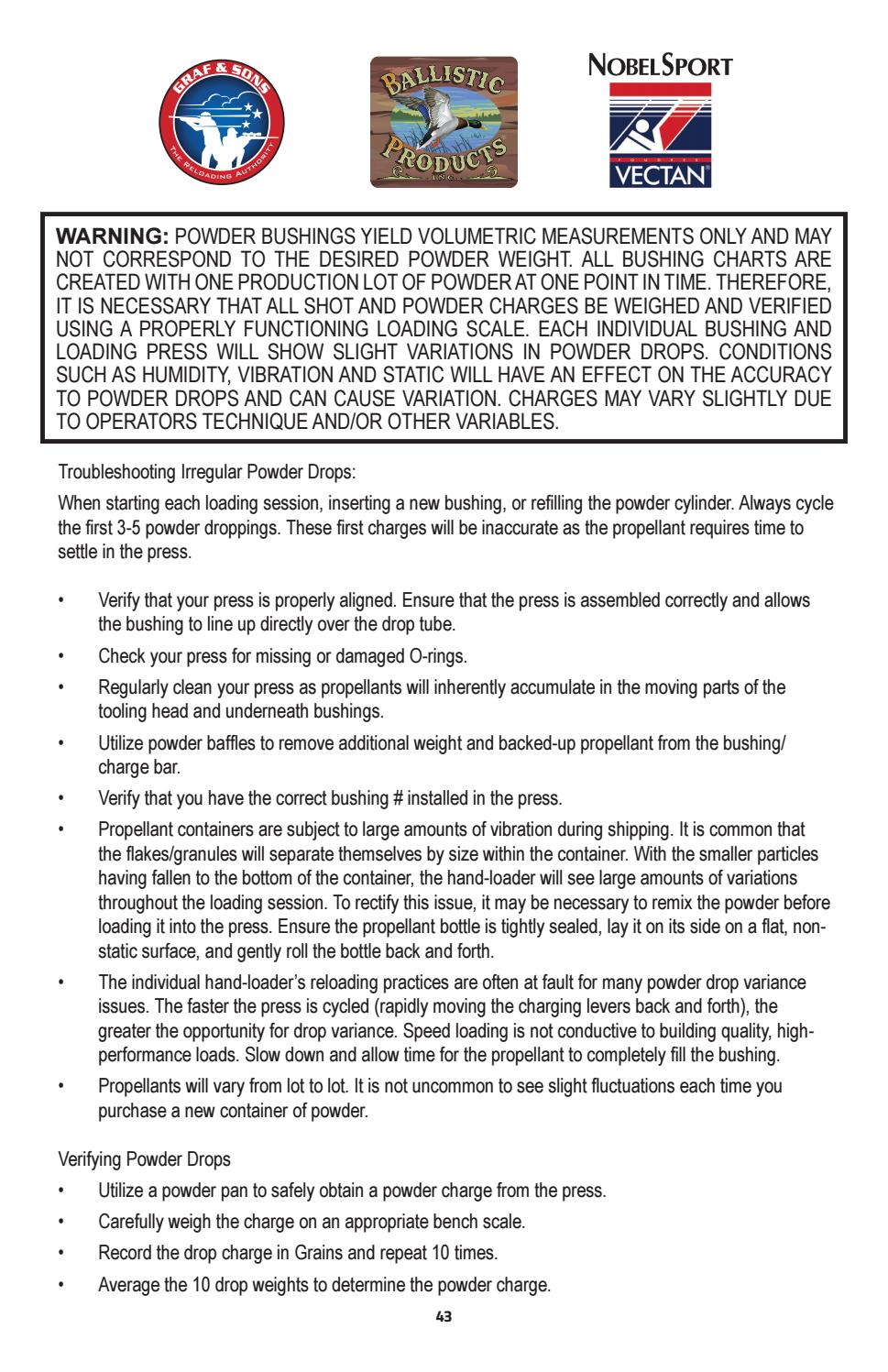 Vectan Reloading Data by Graf & Sons, Inc - Issuu
