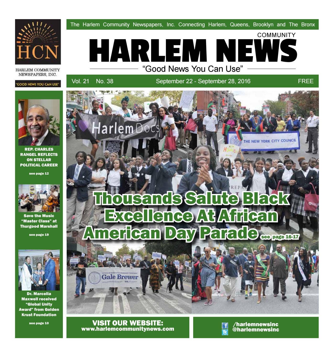 HARLEM COMMUNITY NEWSPAPERS | September 22, 2016 by Mike Kurov - Issuu
