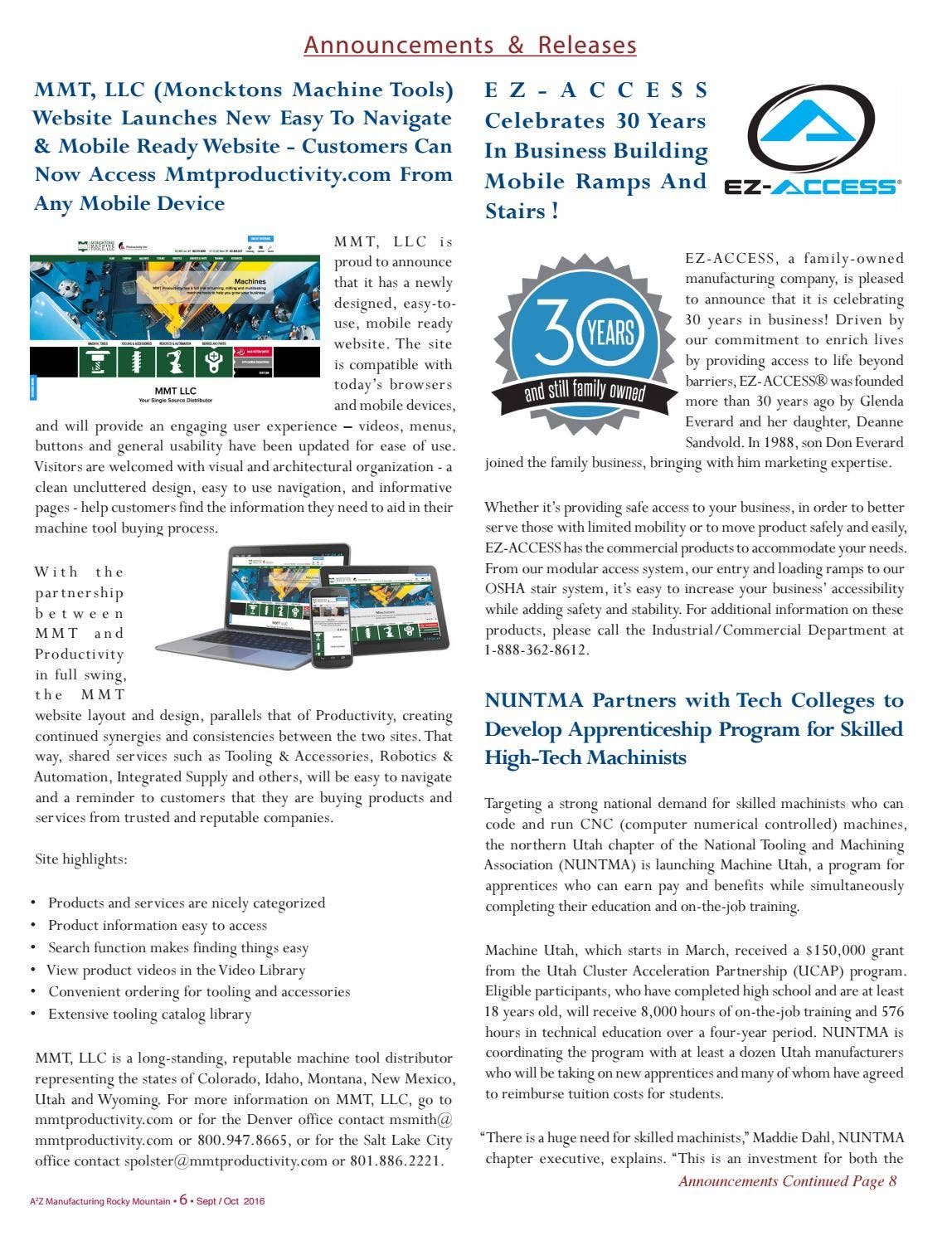 RM october full magazine by A2Z Manufacturing Magazines - Issuu