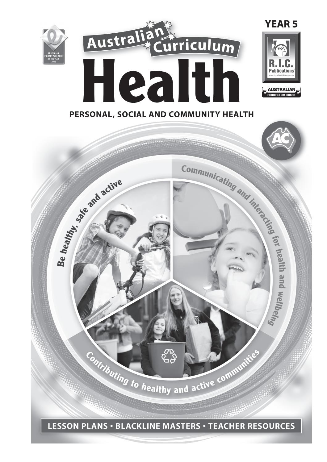 Australian Curriculum Health - Year 5 by Teacher Superstore - Issuu