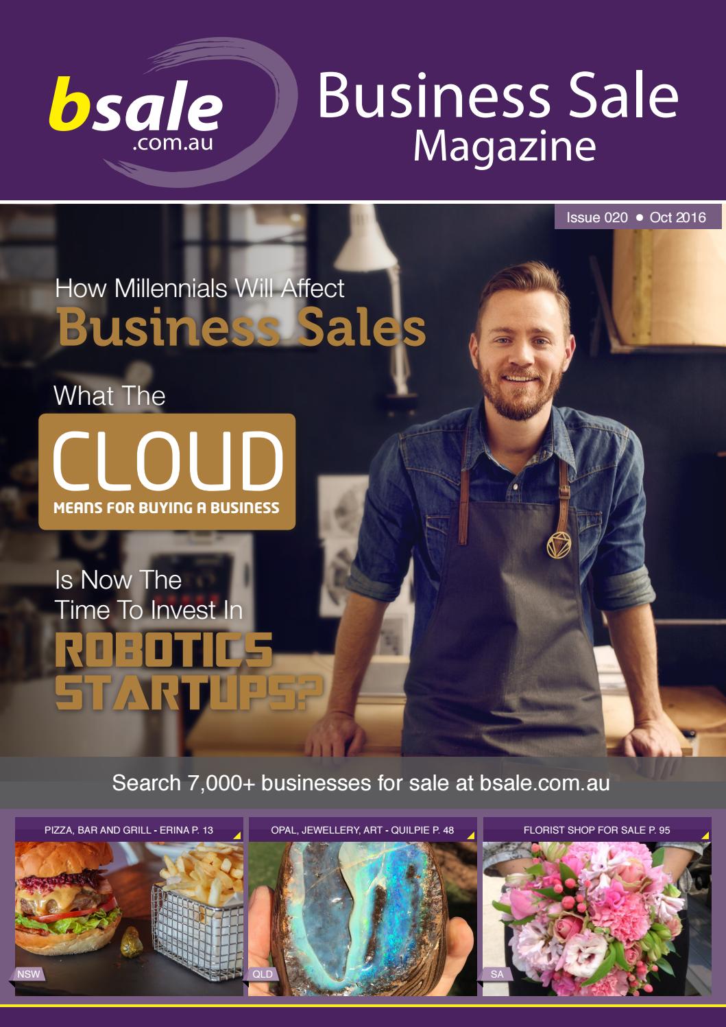 Business for Sale Magazine October 2016 by BSALE Australia - Issuu