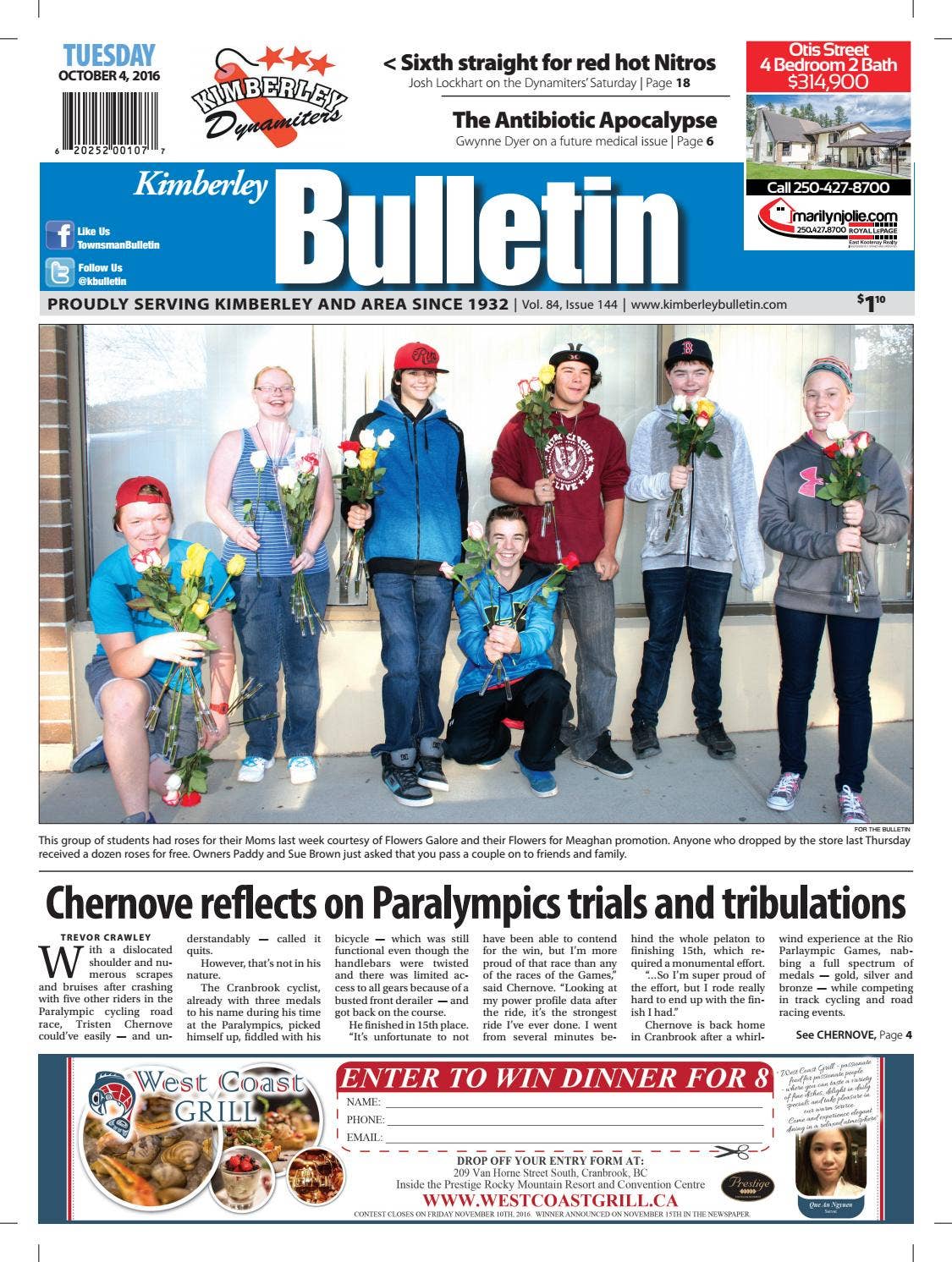 Kimberley Daily Bulletin, October 04, 2016 by Black Press Media Group ...