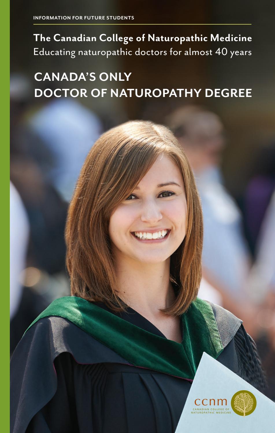 CCNM Admissions Brochure - information for prospective students by ...