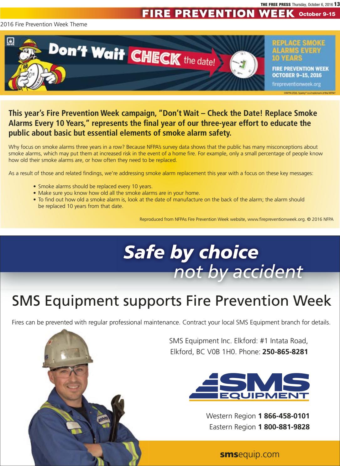 Fire Prevention 2016 by The Free Press, Fernie - Issuu