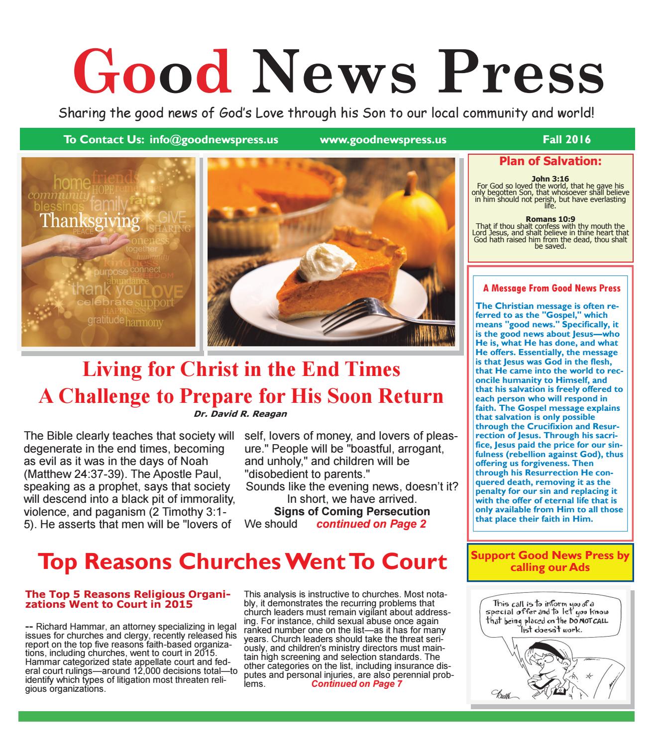 Good News Press Fall 2016 by Good News Press - Issuu