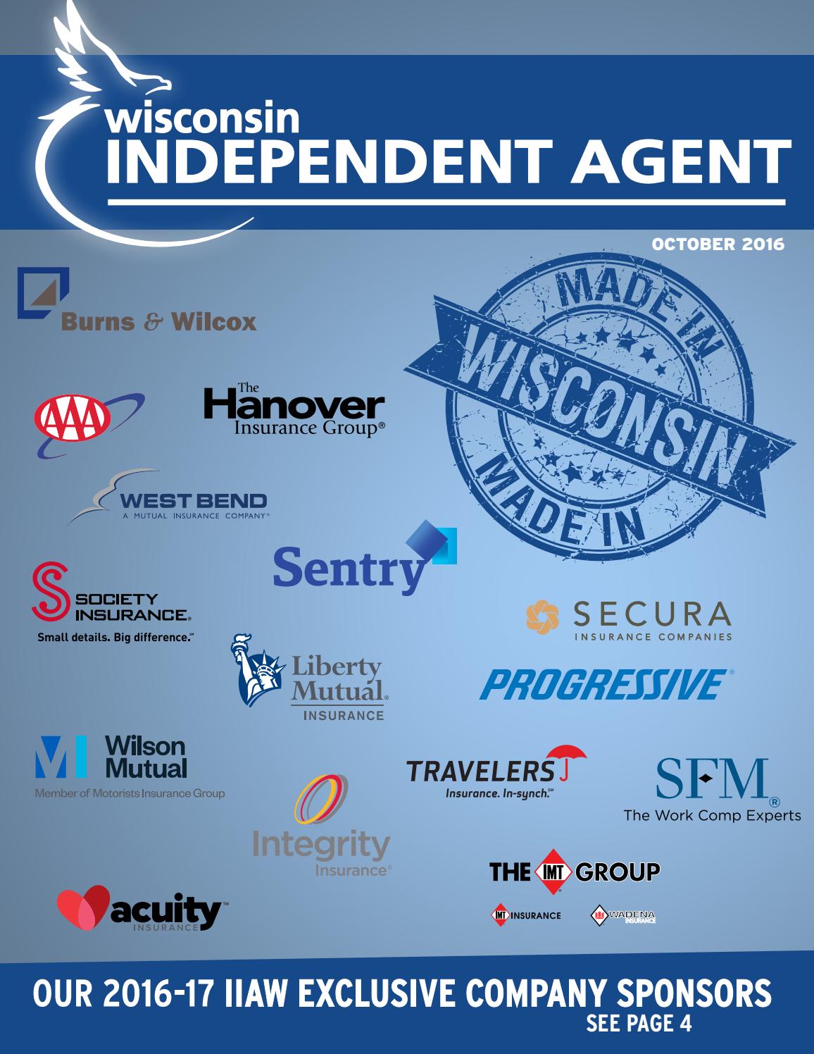 October 2016 Wisconsin Independent Agent Magazine by Independent ...